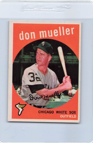 1959 Topps #368 Don Mueller White Sox EX *7131 | eBay