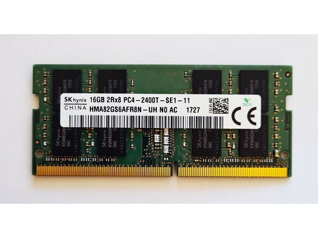 Lot of 10 SK Hynix 16GB RAM Memory DDR4 2400MHz PC4-19200 SO-DIMM ...