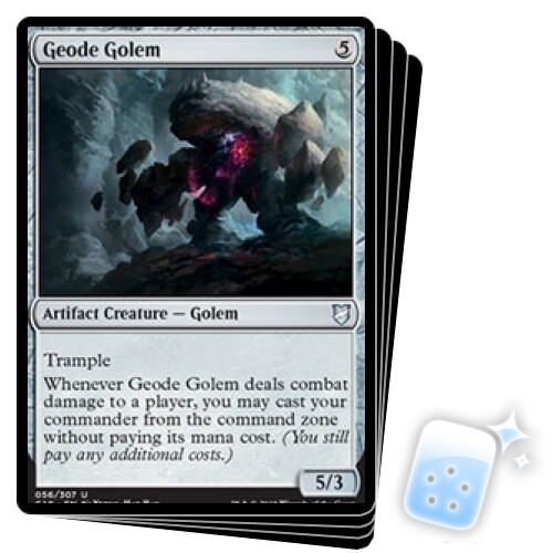 GEODE GOLEM X4 Commander 2018 Magic MTG MINT CARD | eBay