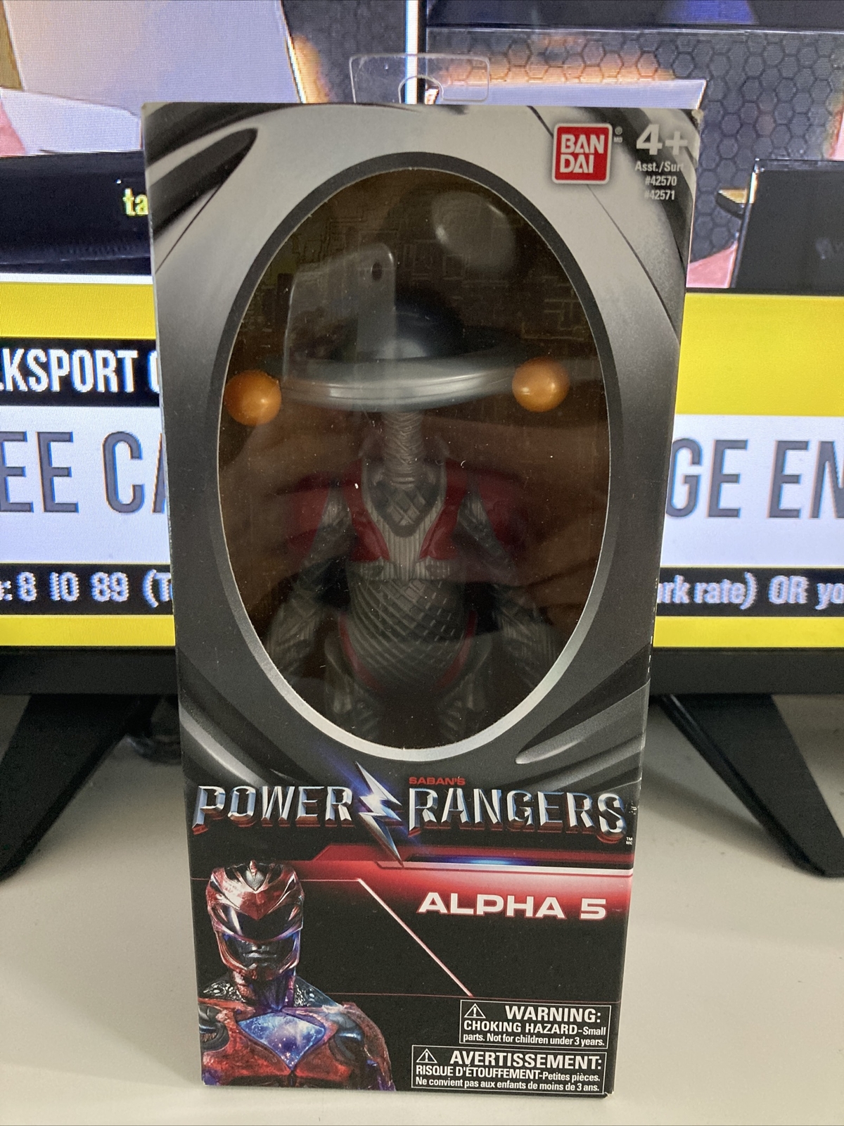 Power Rangers Alpha 5 Figure Toy 20cm Bandai Age 4 | Compra online en eBay