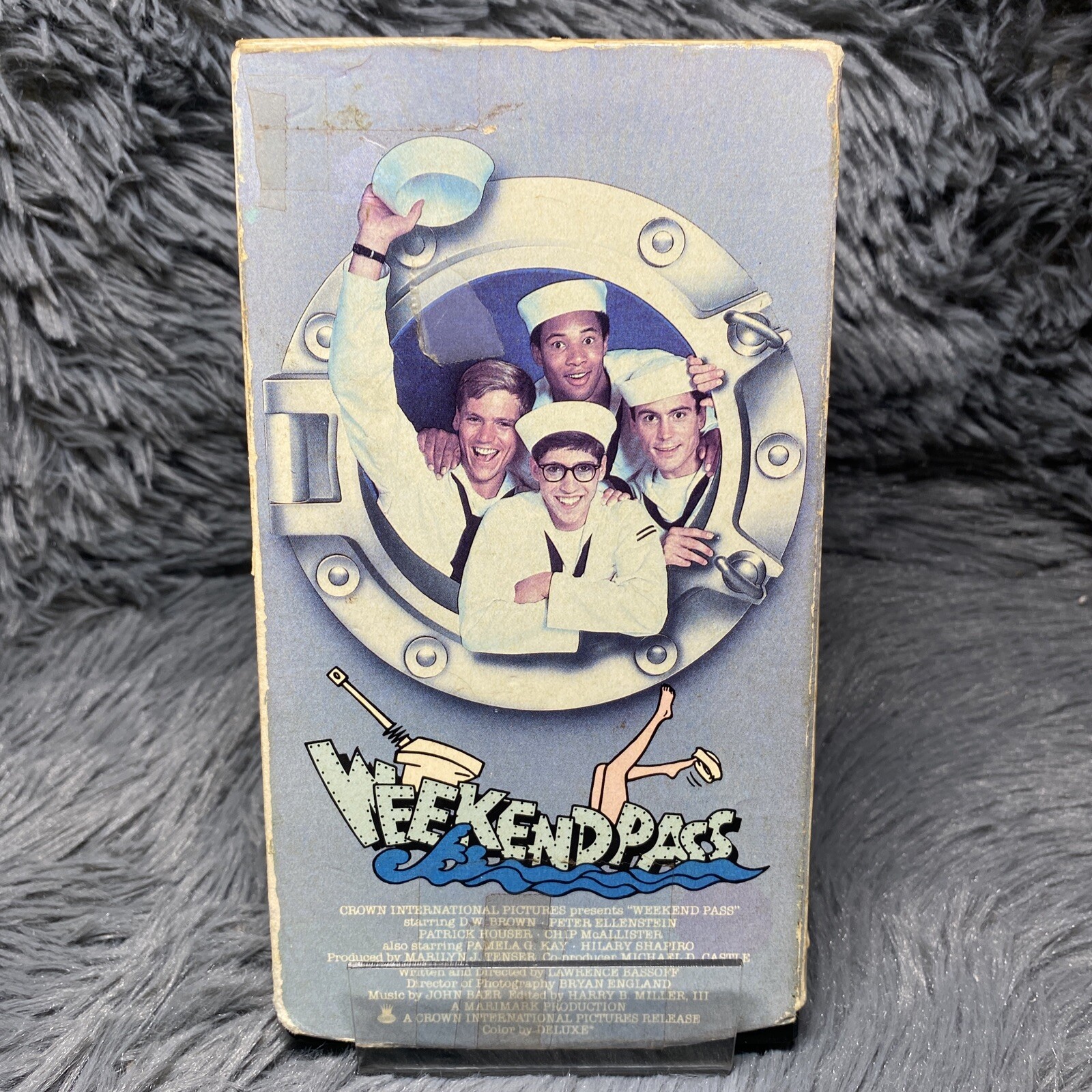 Weekend Pass VHS 1984 Patrick Houser Navy Military 80s Cheesy Comedy ...