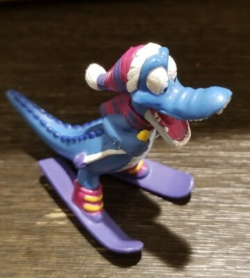 Disney World PARKS BLIZZARD BEACH ICE GATOR RARE PVC FIGURE RETIRED ...