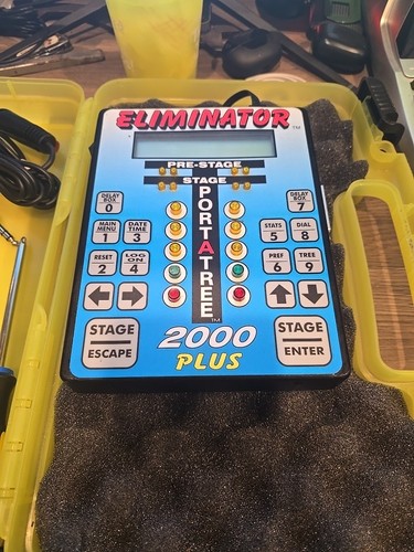 PortaTree Eliminator 2000 Plus Drag Racing Practice Tree With Extras No ...