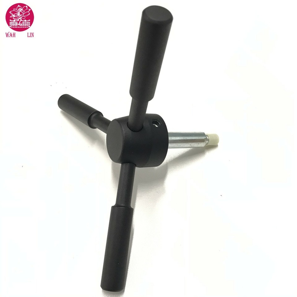 3 Spoke Gun Safe Handle Replacement Heavy-Duty Black For Fireproof Safe ...