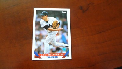 1993 TOPPS #624 SAM MILITELLO BASEBALL CARD | eBay