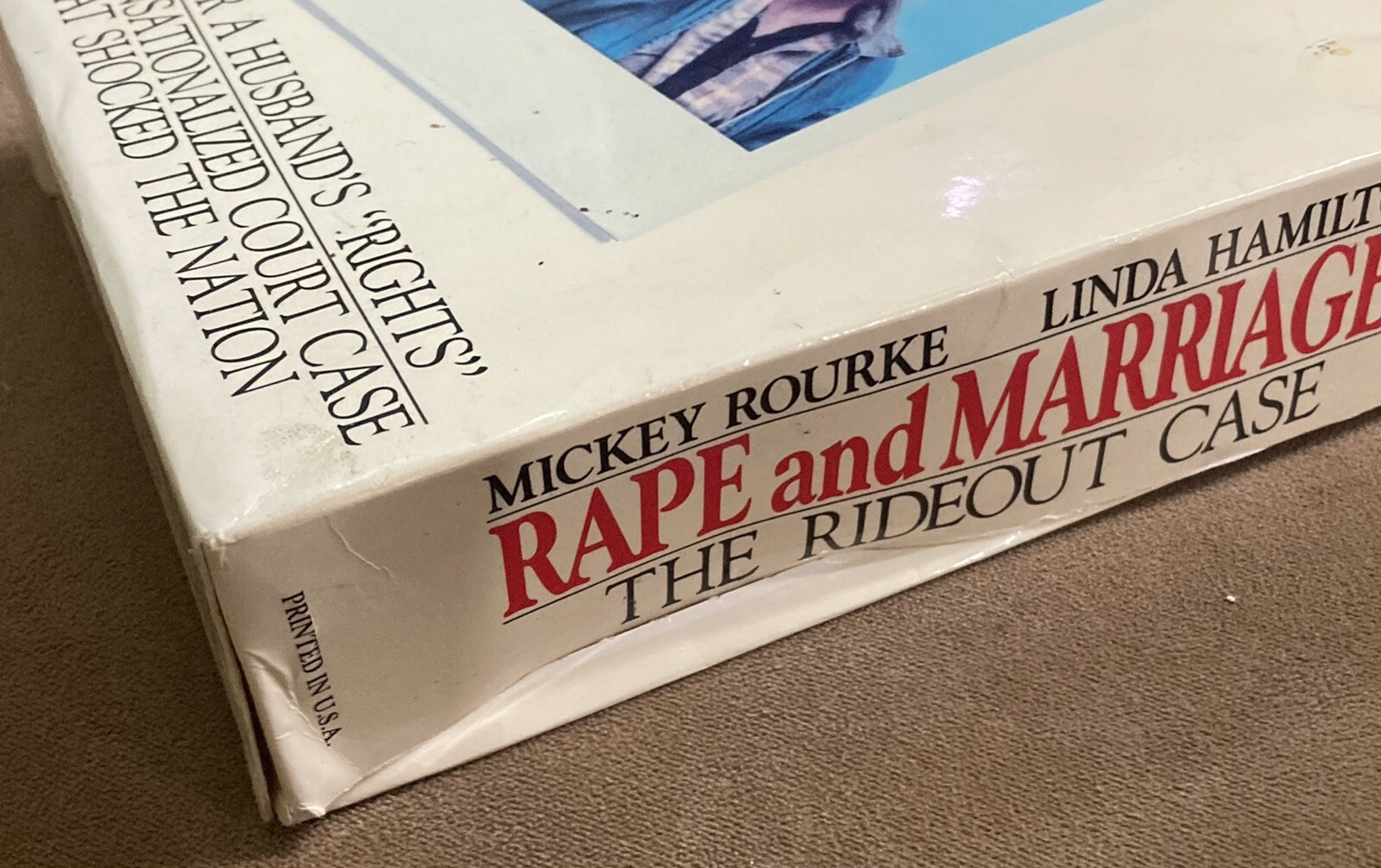 Rape and Marriage: The Rideout Case VHS Mickey Rourke, Linda Hamilton ...
