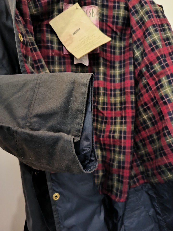 Barbour Backhouse Wax Jacket town and country A1305 large Navy 40 in ...