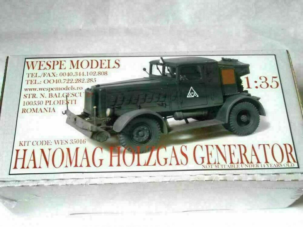 HANOMAG GASOGEN Wespe Models 1:35 SCALE - resin kit 35016 | eBay