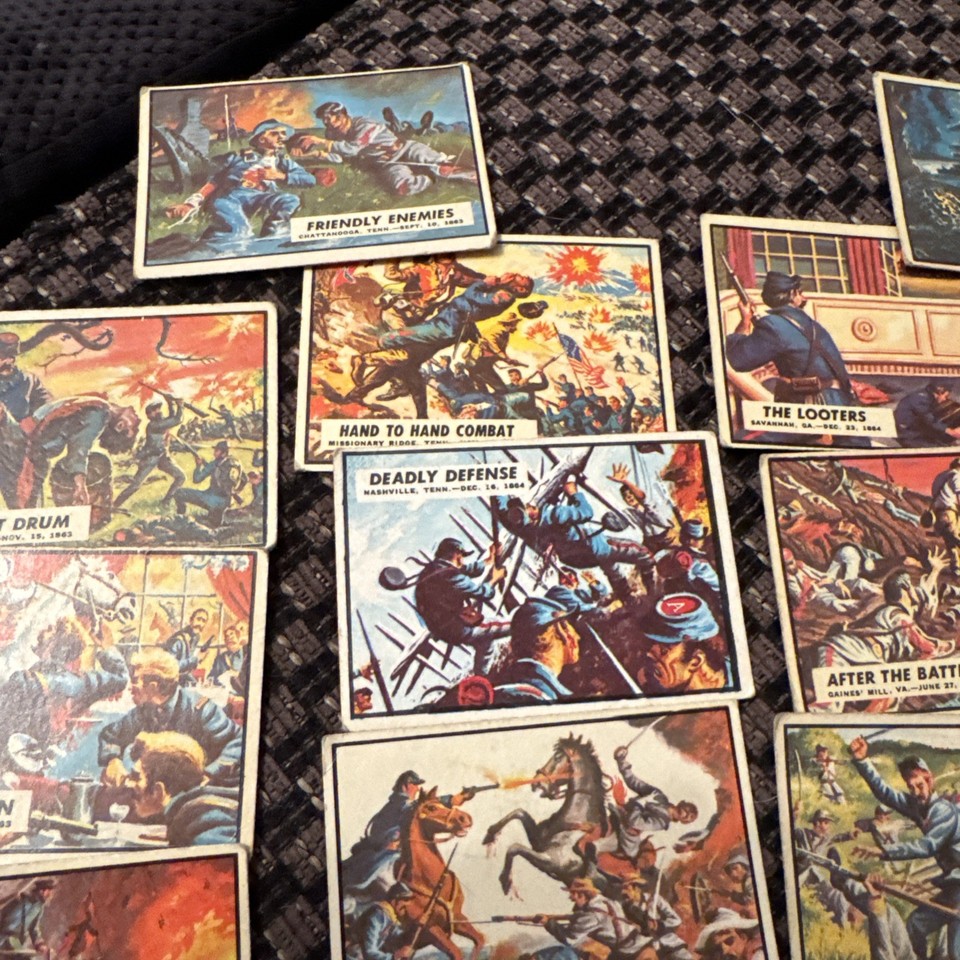 Vintage Civil War News (UK Issue – A&BC Gum, 1962) Collector Trading ...