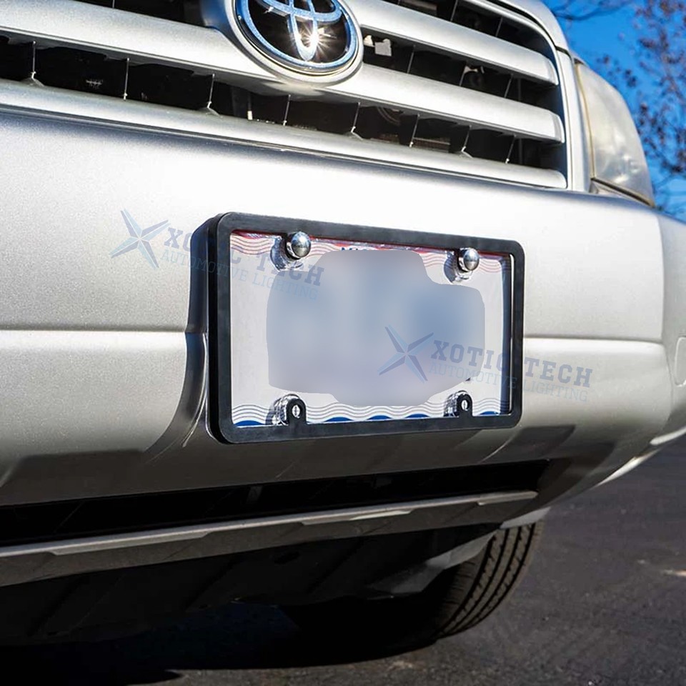 Unbreakable Bubble Transparent License Plate Protective for Front Rear ...