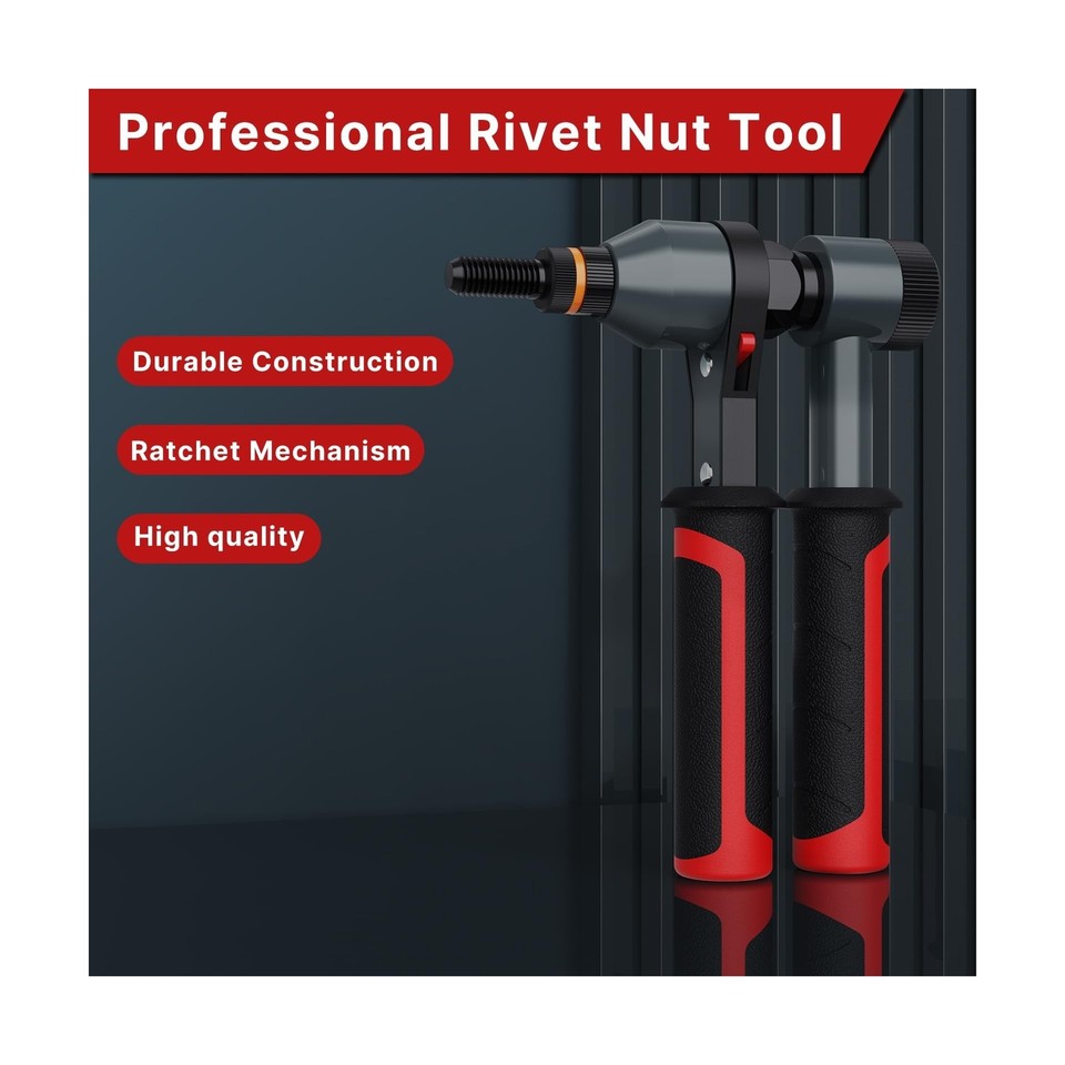 Rivet Nut Tool Rivet Nut Kit, Rivnut Tool Kit with 10 Metric and SAE ...