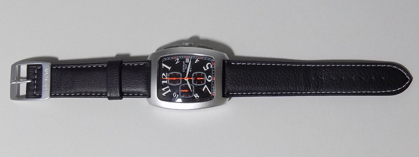 LOCMAN SPORT CHRONOGRAPH WATCH REF. 487 BLACK, NEW, in box | eBay