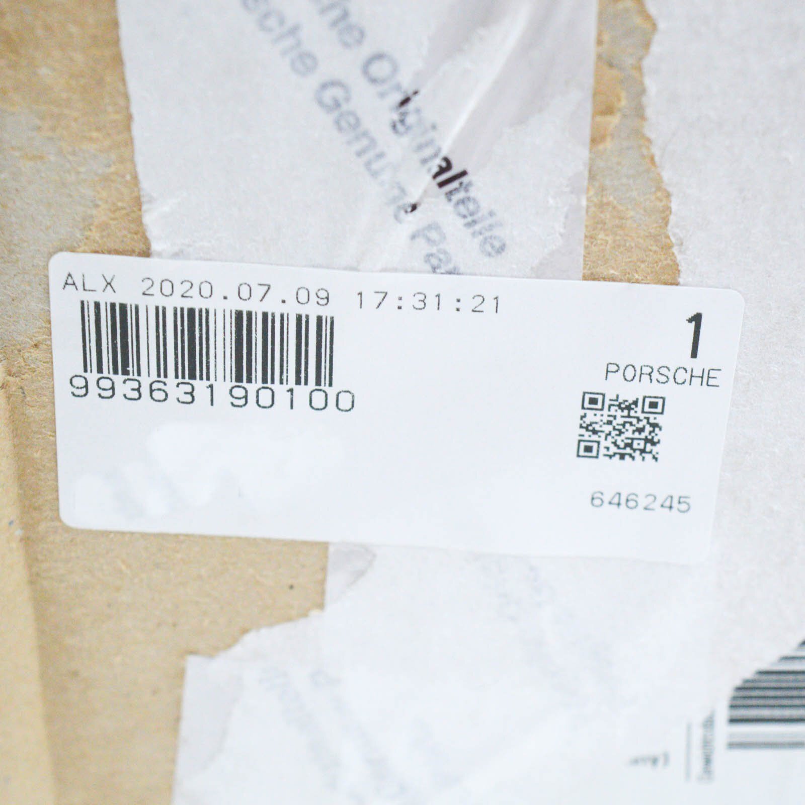 PORSCHE 911 993 Left Headlight Lens 99363190100 NEW GENUINE | eBay UK