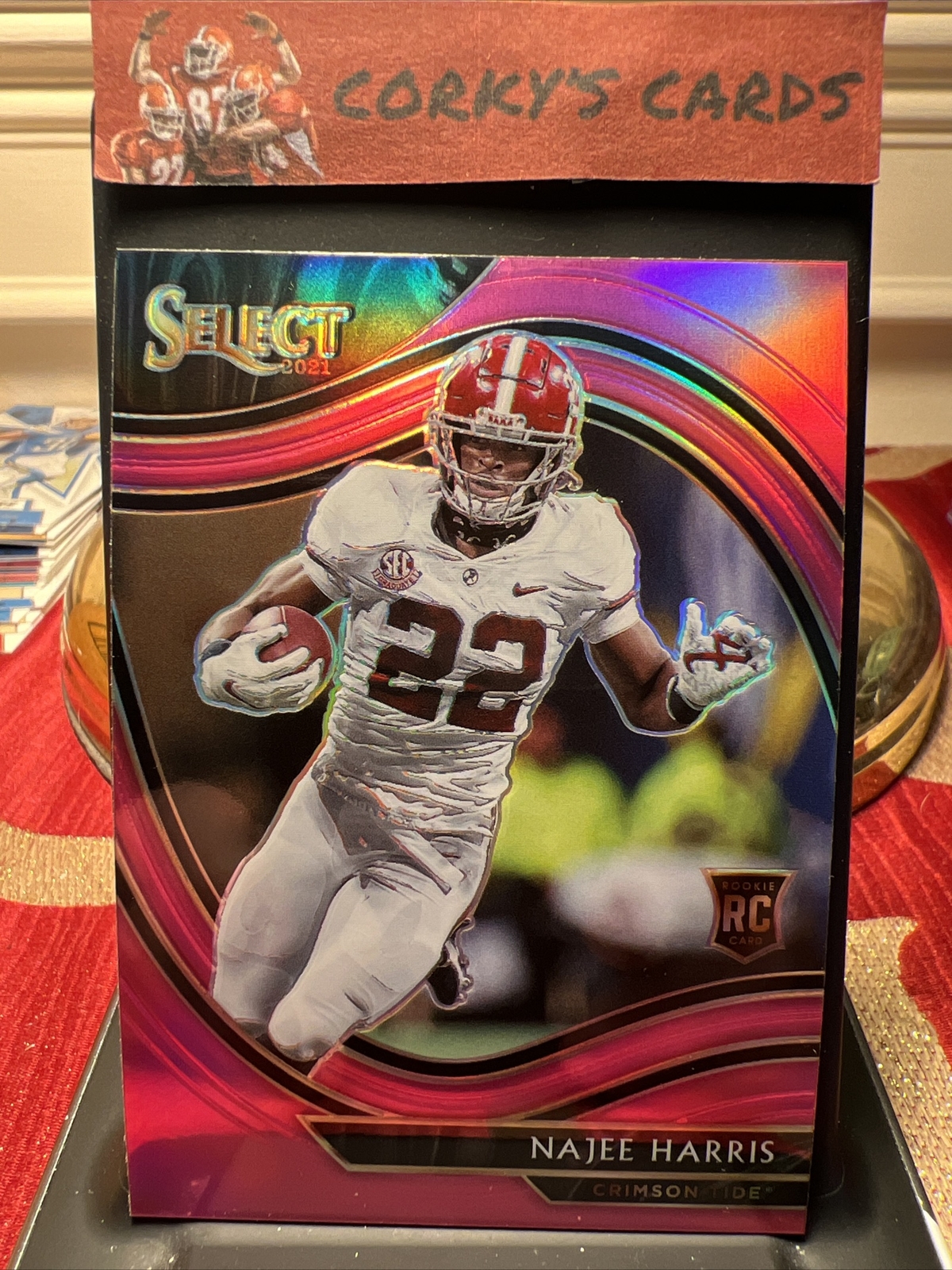 2021 Panini Chronicles Draft Picks Select Pink #267 Najee Harris RC ...