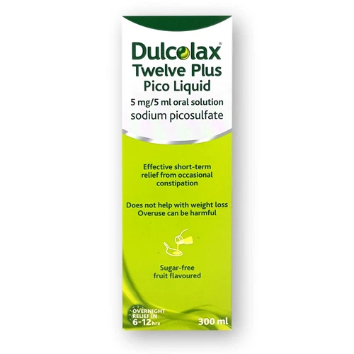 Dulcolax Twelve Plus Pico Liquid - 300ml Constipation Relief (MAX 1 PER ...
