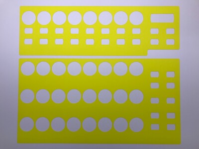 3 gelbe Overlays für Behringer BCR2000 | eBay