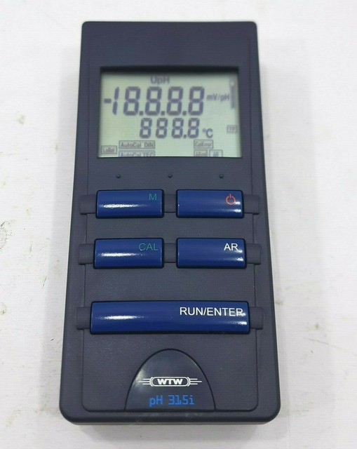 WTW Ph 315i 2a10-100 Handy Waterproof Ph/mv Professional Meter Case ...