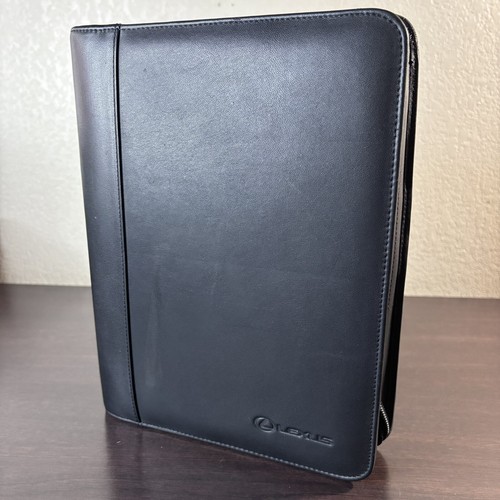 Vintage Genuine Lexus Leather Sales Travel 3 Ring Binder Organizer W ...