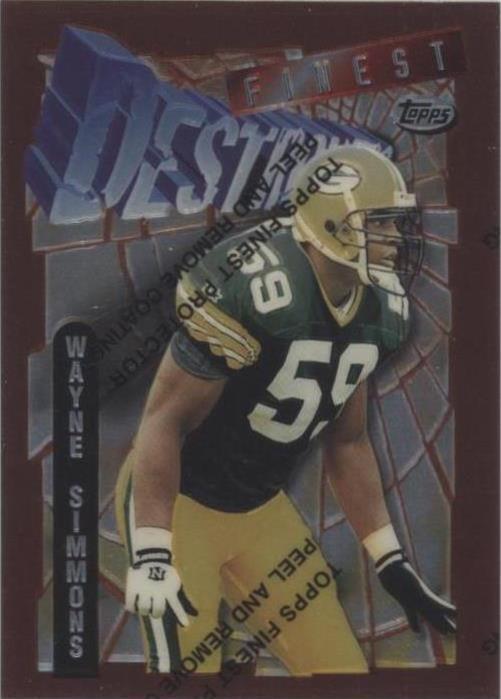 1996 Topps Finest - Wayne Simmons #72 for sale online | eBay
