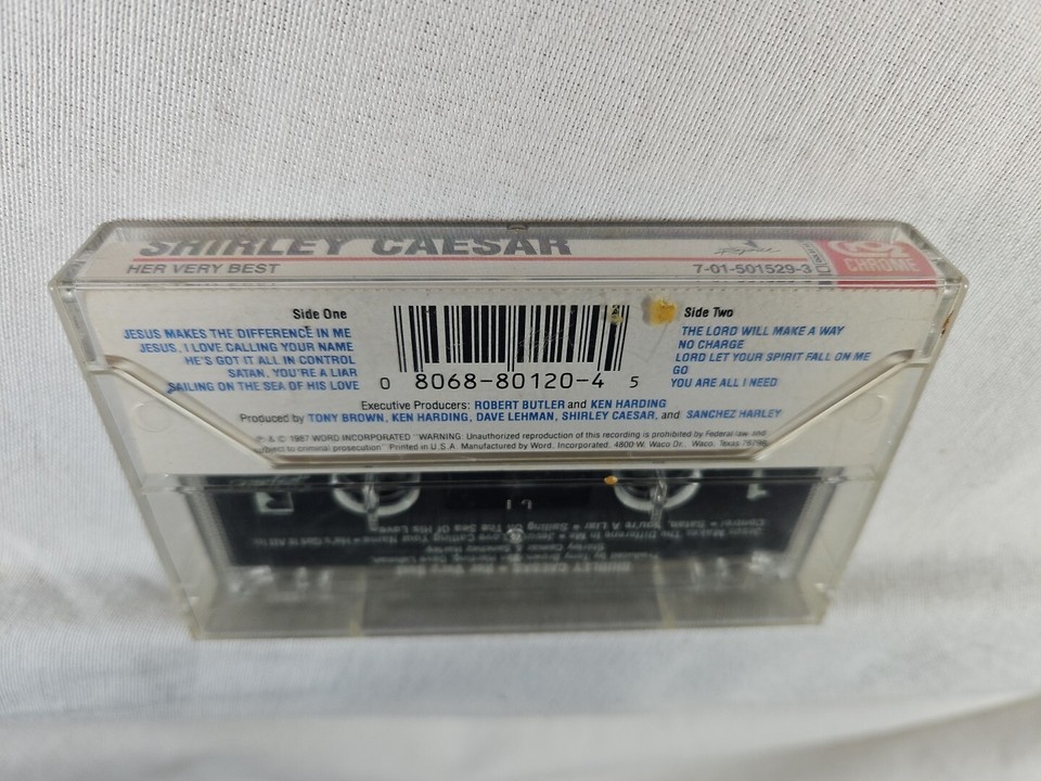 Her Very Best by Shirley Caesar (Cassette, Jul-1991, Word Distribution) 80688012045| eBay