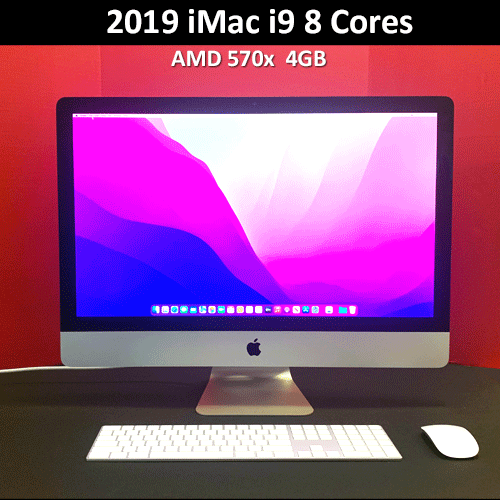 2019 5K iMac 27 | 3.6GHz 8-Core i9 | 128GB RAM | 2TB PCIe SSD +2TB SSD ...
