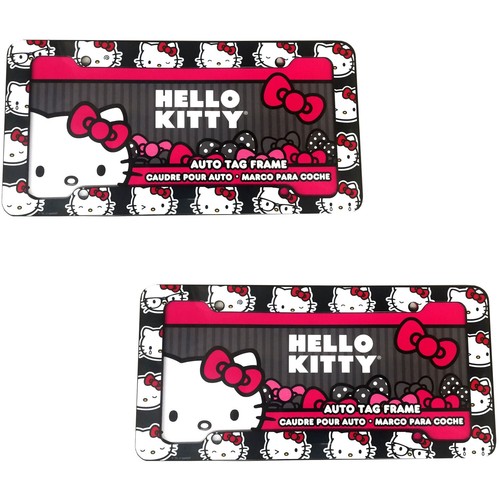 Hello Kitty License Plate Frame 2-Pack – Cute Car Accessories For Jeep ...