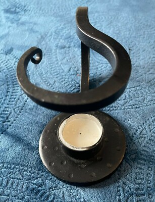 Black Metal Candle Holders Wroght Iron HAND MADE! Votive, and Small ...
