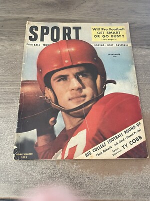 November 1948 SPORT Magazine Doak Walker SMU Cover NEWSSTAND Copy | eBay
