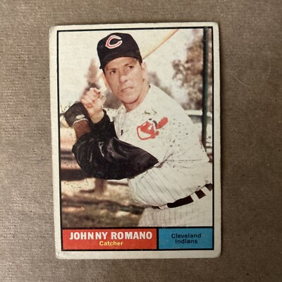 1961 Topps Baseball Johnny Romano Cleveland Indians Card #5 | eBay