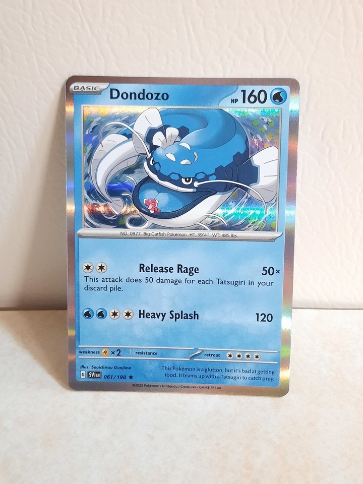 Dondozo - 061/198 Scarlet & Violet (Holo Rare) Pokémon Card. | eBay
