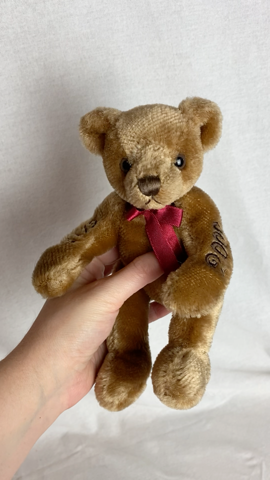 7" 2000 AA Teddy bear soft toy plushie vintage style | eBay UK
