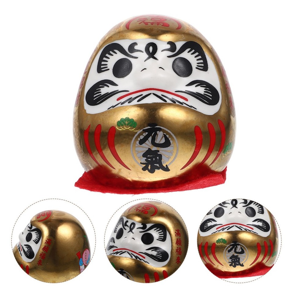 Porcelain Japanese Ceramics Fortune Statue Miniature Desk Decor | eBay ...