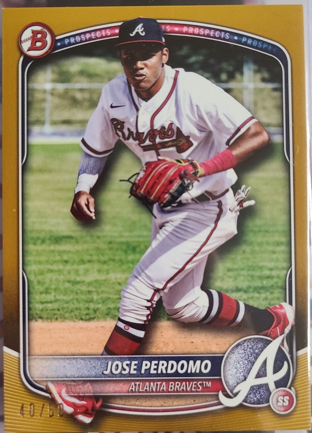 2025 Bowman - Prospects Jose Perdomo #BP-106 Gold /50 (RC) for sale ...