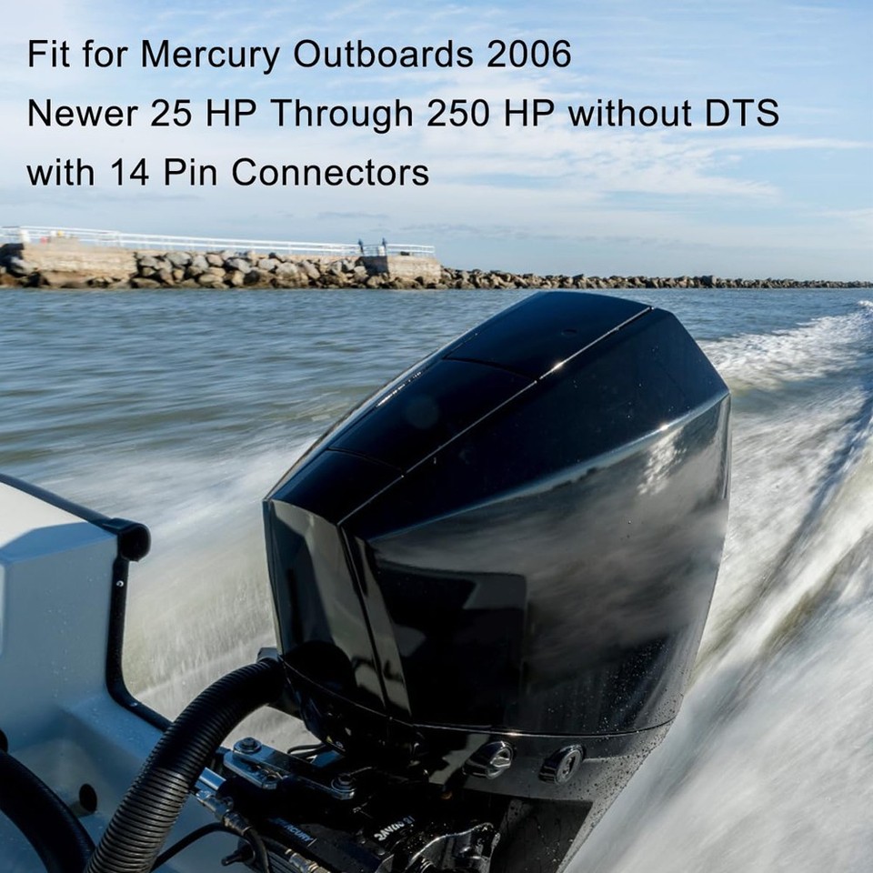 5FT Boat Motor Analog Gauge Harness For Mercury 4 Stroke Engine 84 ...