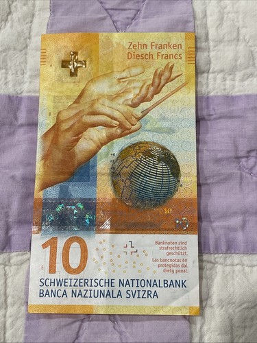 Swiss 10 Francs circulated Banknote Franc bill Switzerland CHF | eBay