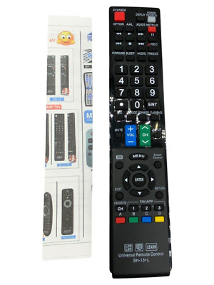SH-13+L Replace Remote Control Fit For Sharp TV GB004WJSA GB005WJSA ...