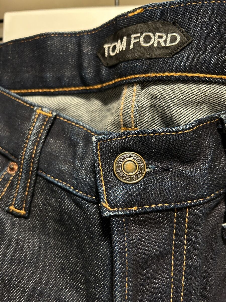Tom ford japanese selvedge raw slim fit jeans- dark blue Tom ford japanese selvedge raw slim fit jeans- dark blue