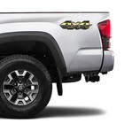 Gradient Yellow Off Road Truck 4x4 Decals Stickers 2 Pieces 13 inch ...