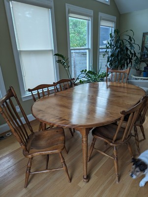 Post-1950 - Cushman Maple Dining Room Set