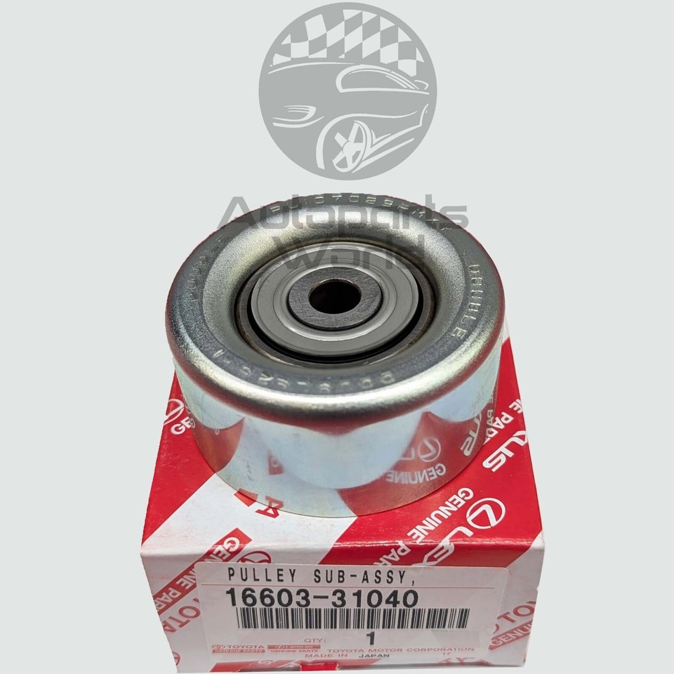 GENUINE TOYOTA 4RUNNER TACOMA FJ TUNDRA NO.1 DRIVE BELT IDLER PULLEY ...