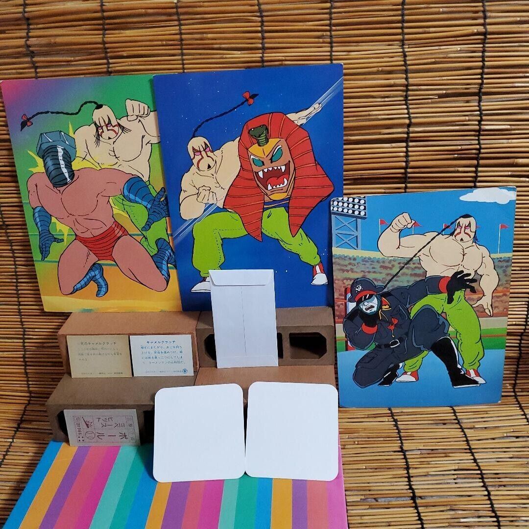 Kinnikuman Muscle Man Card Set Ramen Man Mongolian Man Anime Character ...