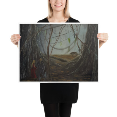 Princess Bride Fire Swamp Fine Art Print | eBay