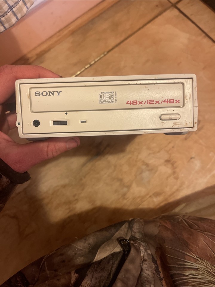 Sony CD-RW Drive CRX2100U Compact Disc 48x/12x/48x Untested Rewritable ...