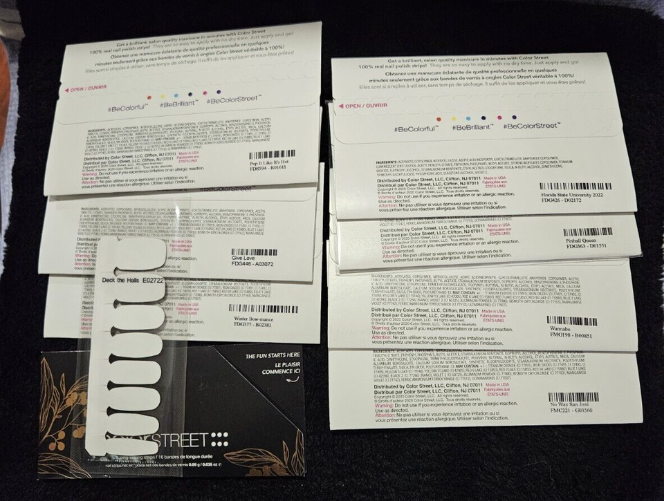 Color Street Bundle 167 - Deck the Halls, Winter Bow-mance, Wannabe ...