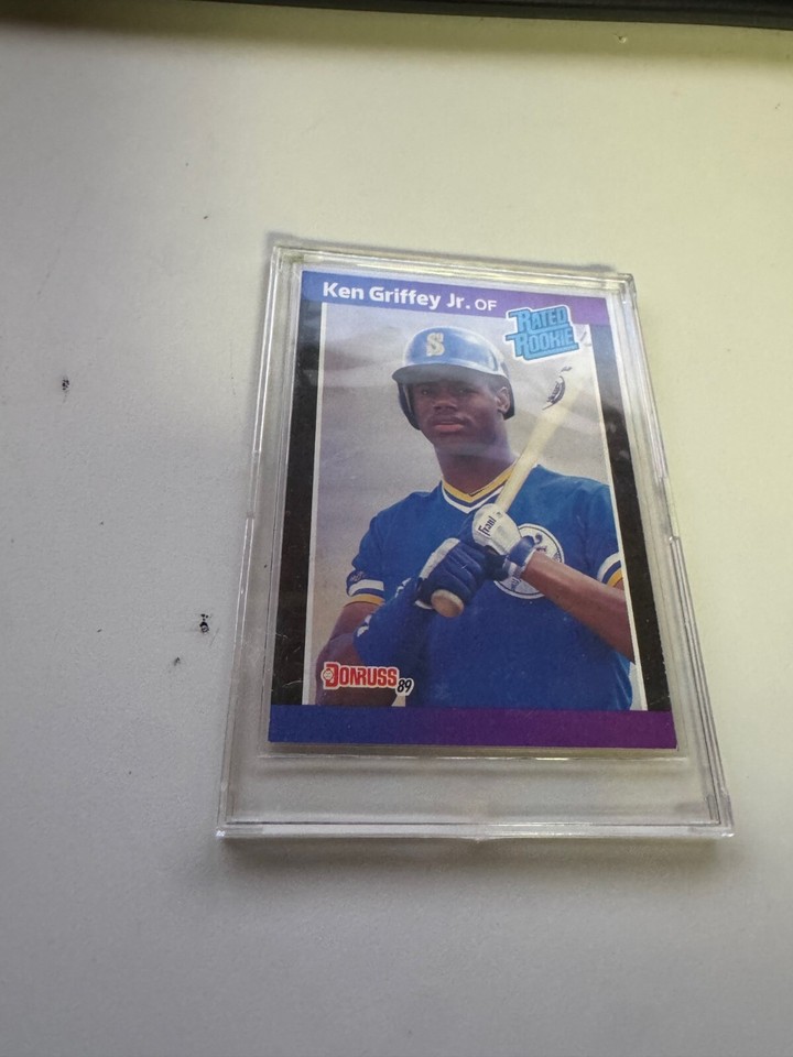 RARE-Ken Griffey Jr. Rookie ERROR CARD-No Period Dot after Inc /white ...