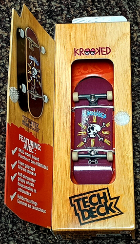 2024 TECH DECK Performance Series Krooked Style Wooden Fingerboard Skateboard | eBay