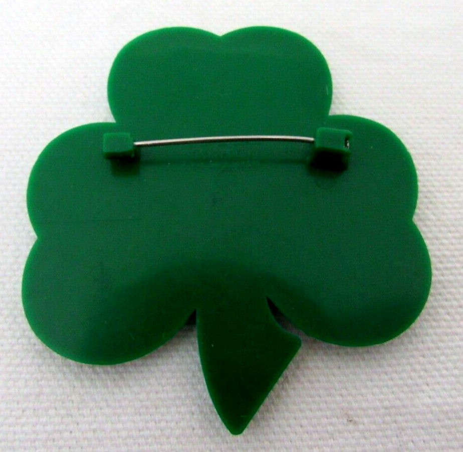 Irish I Had A Schlitz Beer 1981 Shamrock Clover Pin St. Patrick Pinback ...