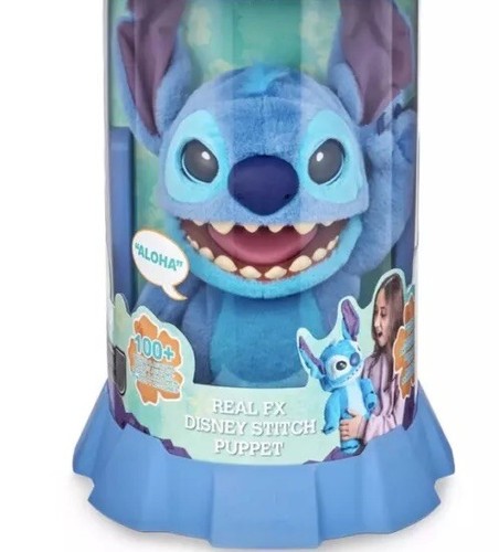 Real FX Disney Stitch Puppet Interactive Plush Toy First Edition NEW ...