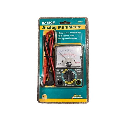 Extech 38070 Compact Analog MultiMeter NEW Factory Sealed | eBay