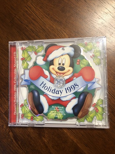 WALT DISNEY HOLIDAY 1998 COLLECTIBLE SHAPED CD 3 CHRISTMAS SONGS CD NEW ...